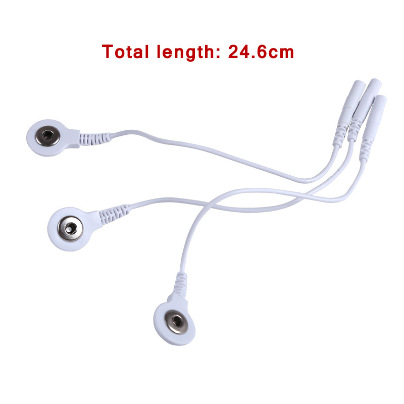 Short Cables Wires 3.5mm Plug Hole 2.0mm Machine Use Adapter for Muscle ...