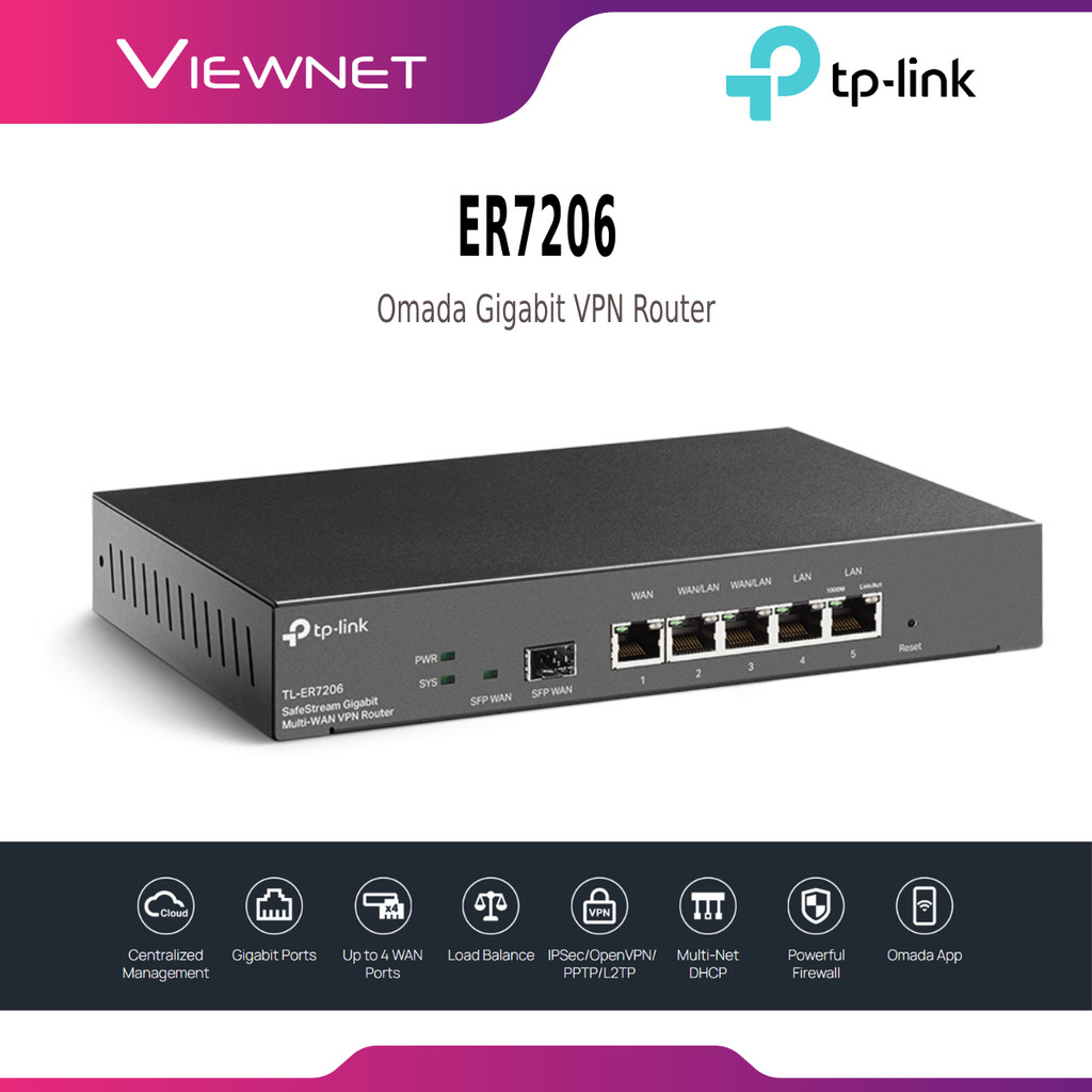 TP-LINK TL-ER7206 (ER7206) / ER7406 / ER7212PC (3-IN1) / ER8411 / ER707 ...