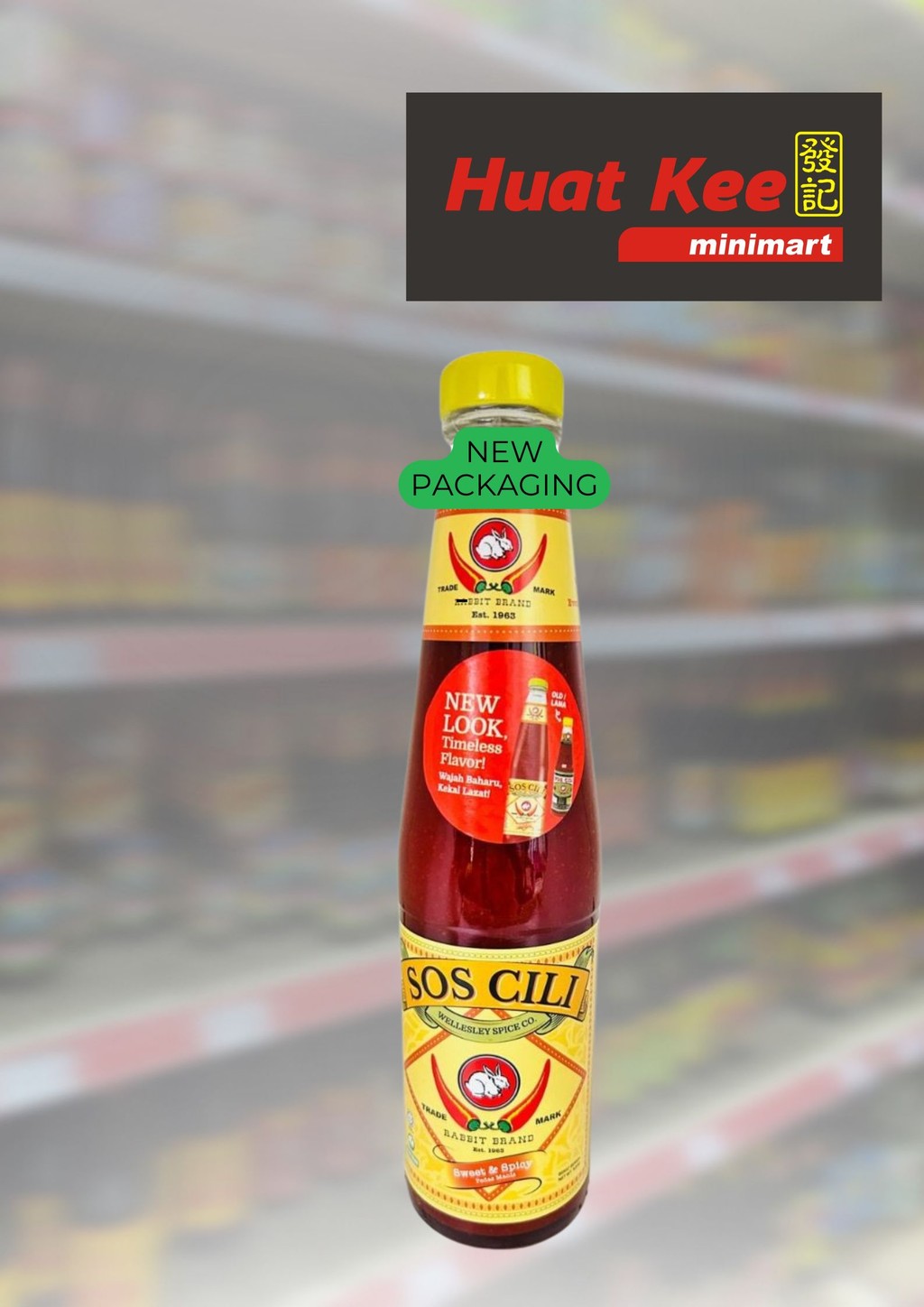 Cap Arnab Sauce Chili/ Sos cili 520g/340g | Shopee Malaysia