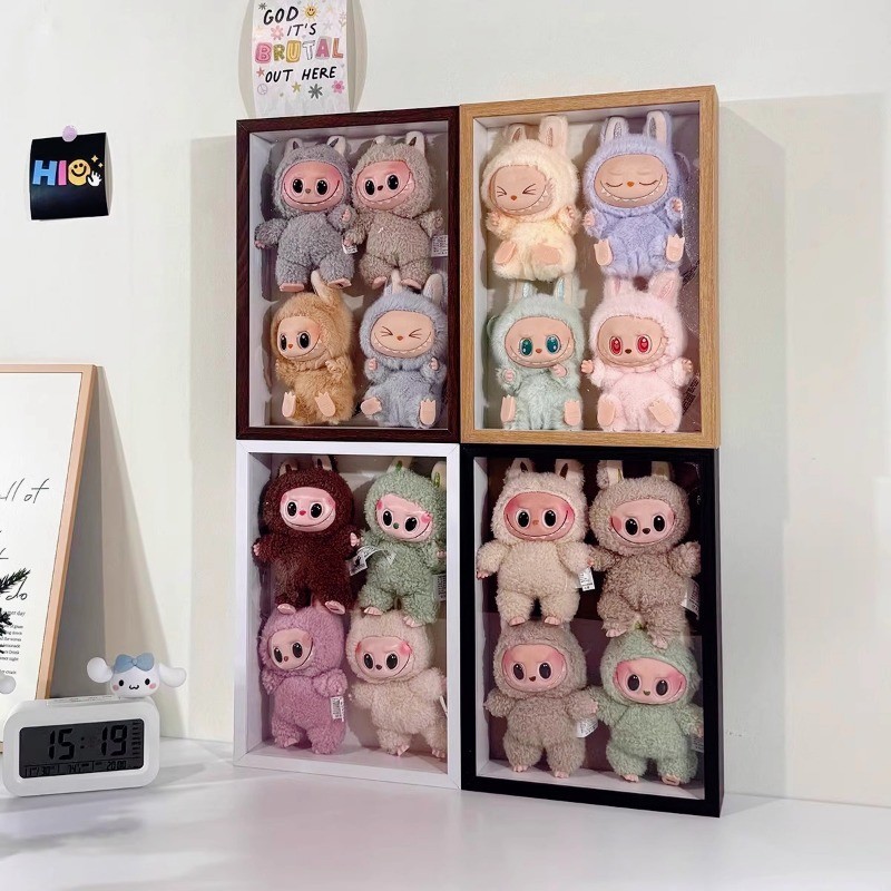 Cartoon Labubu Display Stand Cute Labubu Photo Frame Cotton Doll ...
