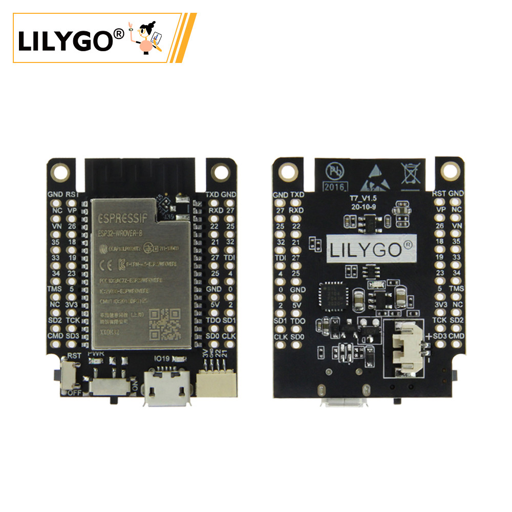 LILYGO® TTGO T7 Mini32 V1.5 ESP32-WROVER-E Dual Core PSRAM Wireless Wi-Fi Bluetooth Module ...