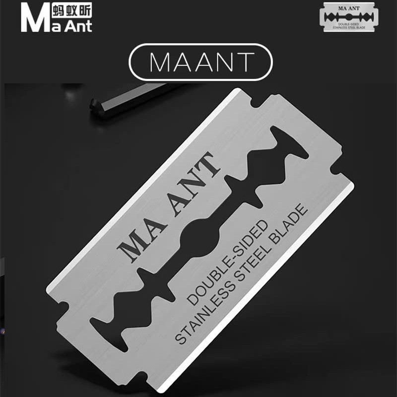in stock Maant double-sided razor blade made of stainless steel (box of ...