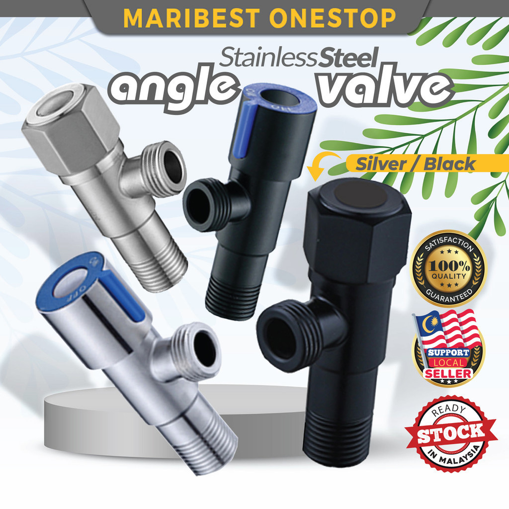 Angle Valve One Way Two Way Right Angle Stainless Steel Bathroom Faucet ...
