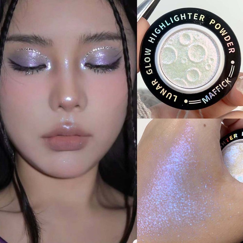 Natural Shimmer Face Body Brighten Planet Highlighter Powder ...