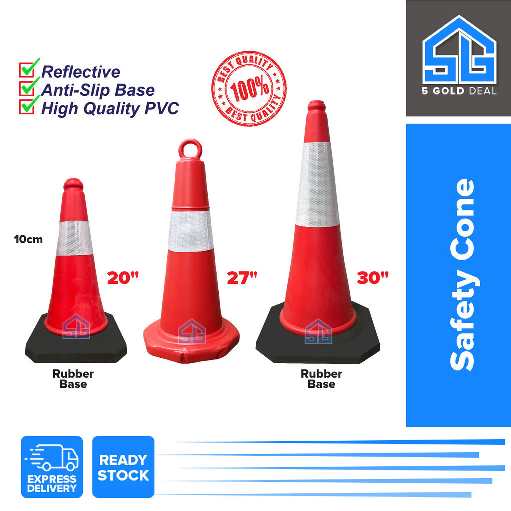 PVC Reflective Signal Warning Safety Cone Reflective Line Traffic Cone ...