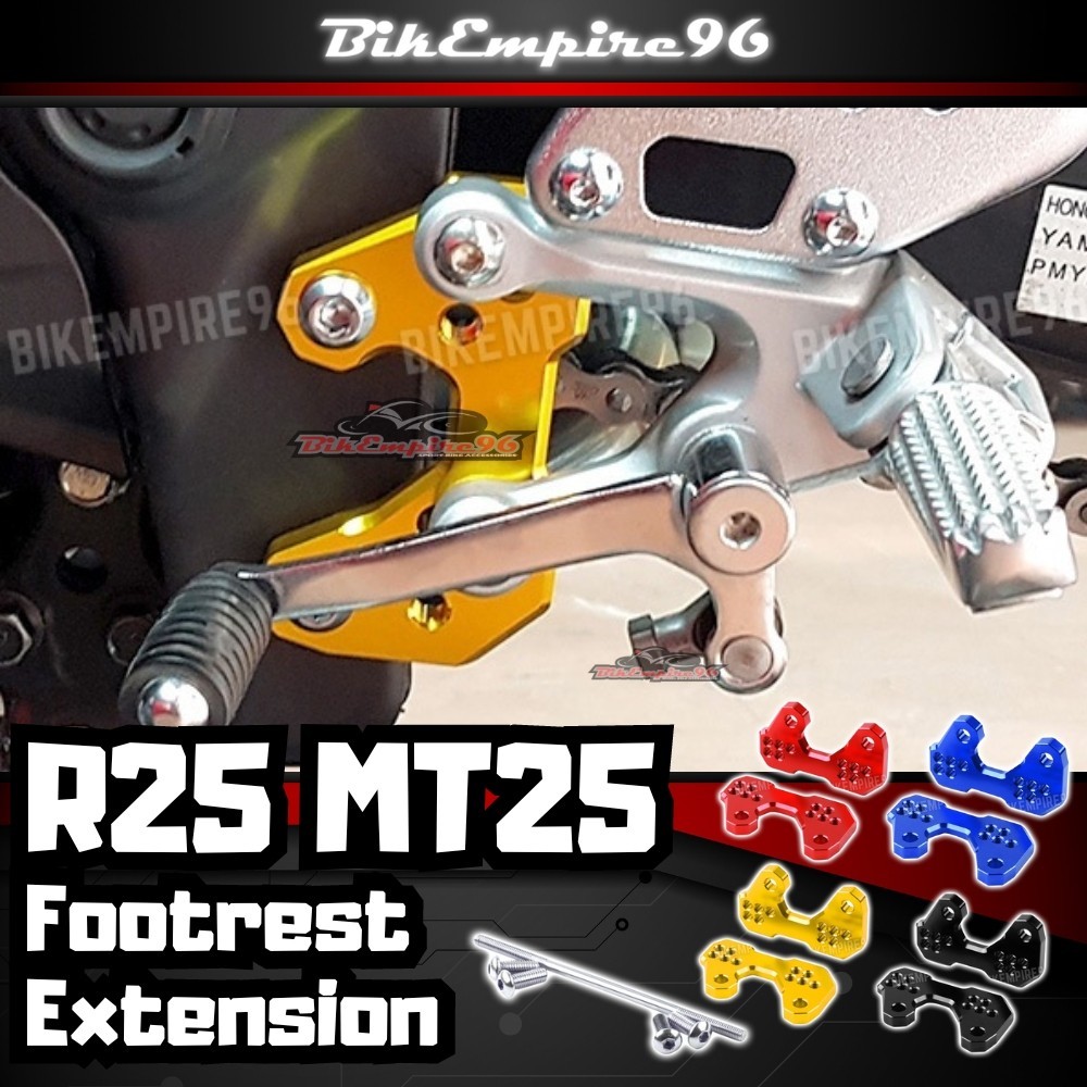 Yamaha Adjustable R25 Footrest Extension V1 V2 Motorcycle Accessories ...