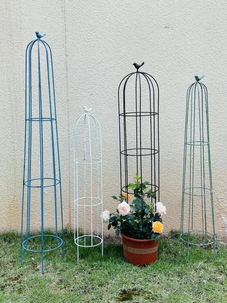 Climbing flower racks/// Iron Flower Column Climbing Frame Clematis ...