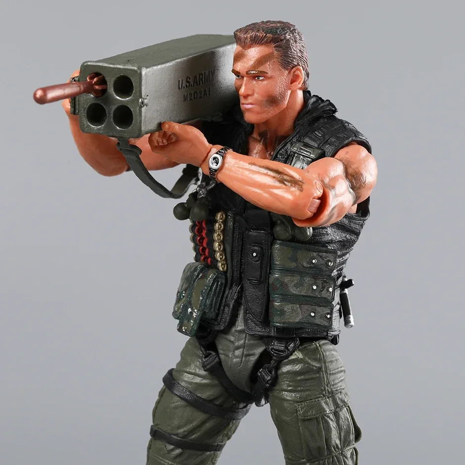 NECA Commando 30th Anniversary Ultimate John Matrix Joints Moveable ...