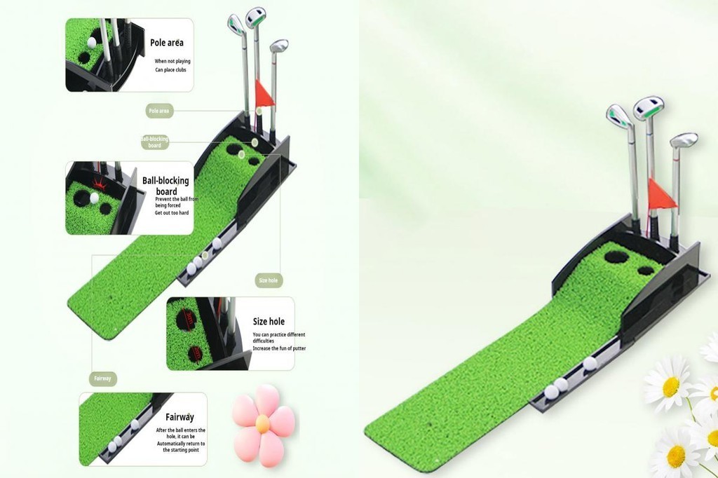 ARE Recyclable Barrel Pen Portable Putting Practice Device Mini Golf ...