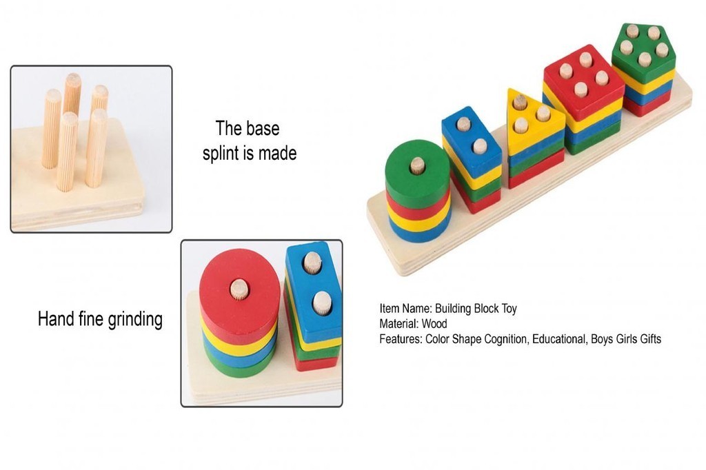 Wooden Building Block Toy Kids Building Blocks Wooden Building Block ...