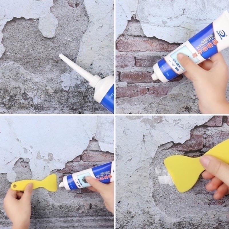 WALL PATCH HOLE REPAIR SEALANT TAMPAL DINDING PECAH WATERPROOF CREAM ...
