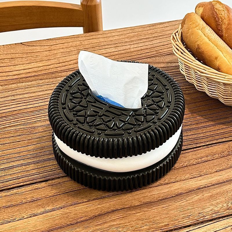 Simulation Oreo Biscuit Tissue Box Creative Burger Paper Box Unique ...