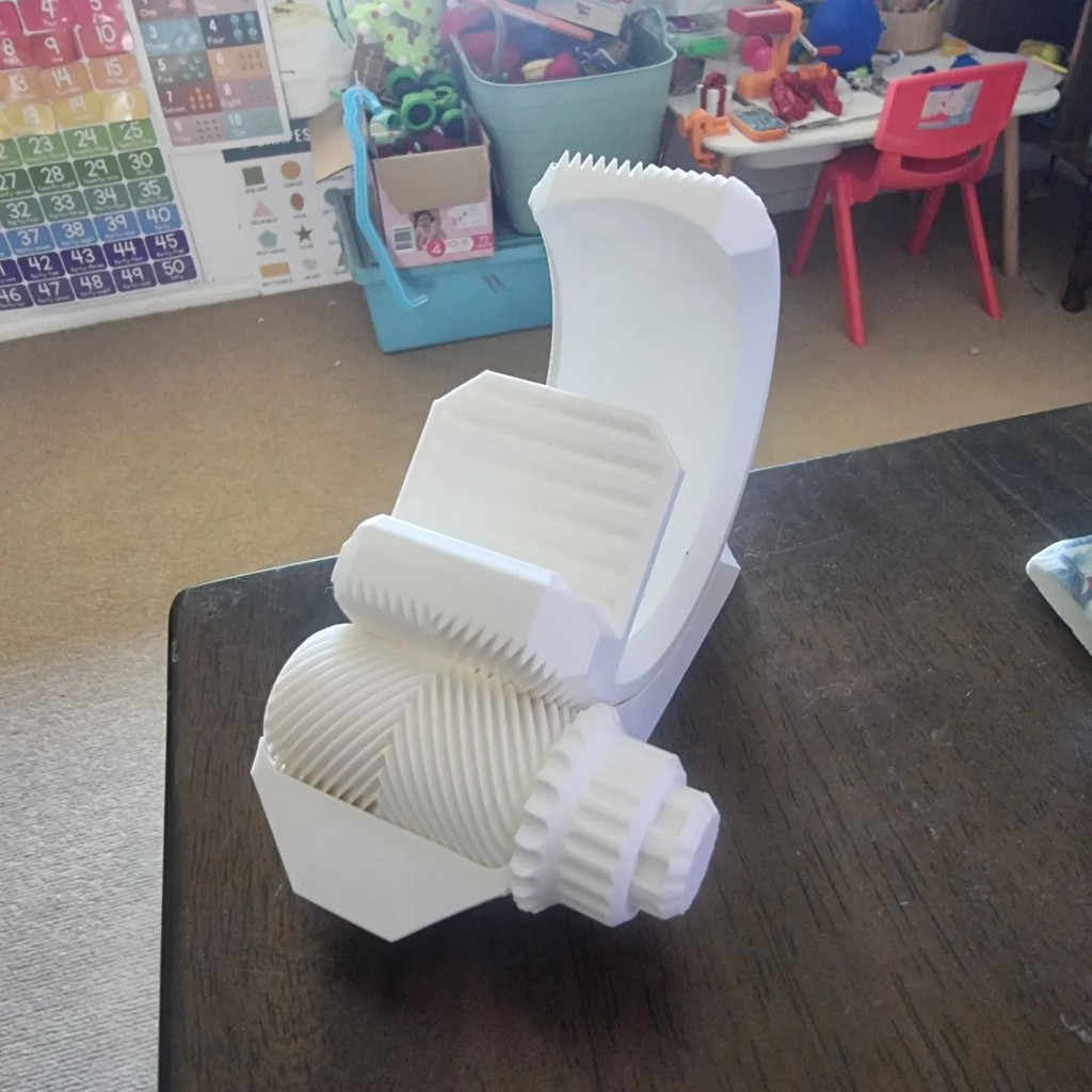 New 3D Printed Herringbone Gear Phone Stand Desktop gear phone holder ...