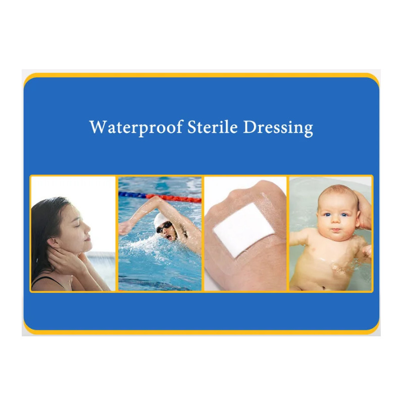 20PCS Waterproof Band Aid Wound Dressing Medical Transparent Sterile ...