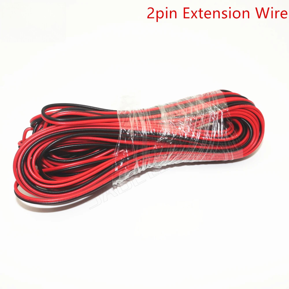 20m 22awg 2pin 3pin 4pin 5pin 6pin Extension Electric Wire 5050 3528 ...