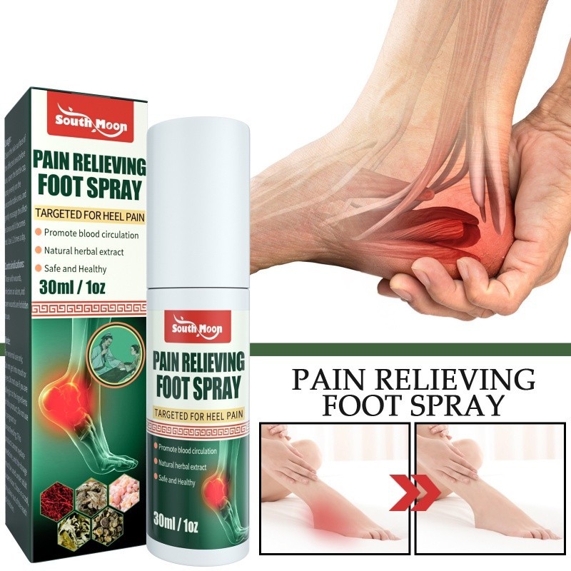 Heel Pain Spray Rapid Relief Feet Calcaneal Bone Tendonitis Fasciitis ...
