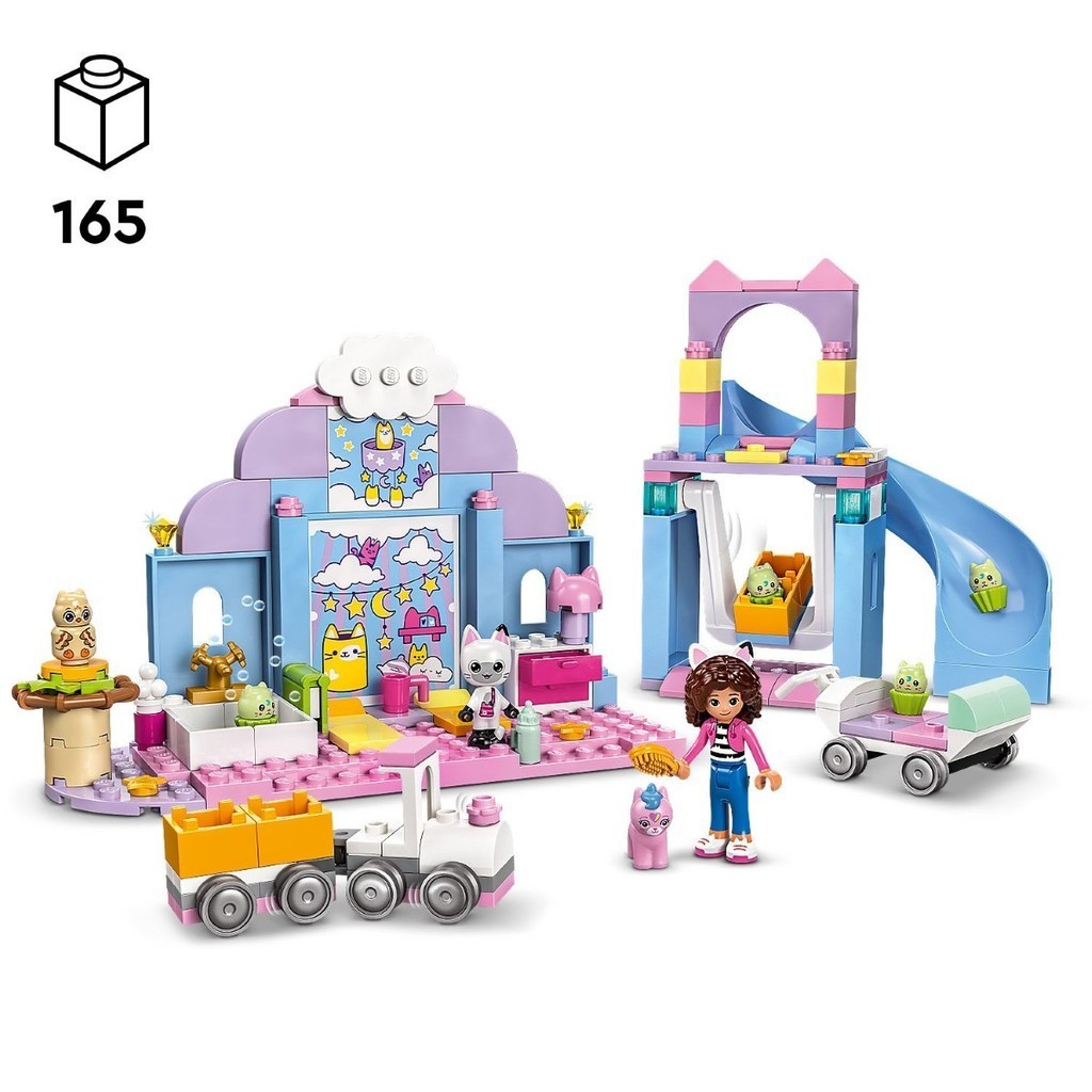 LEGO 10796 Gabby's Dollhuse Gabby's Kitty Care Ear Building Toy Set ...