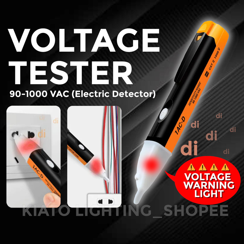 Tester Sensor Pen Voltage Vurrent Heavy Duty Detector Pen Pemereksa ...