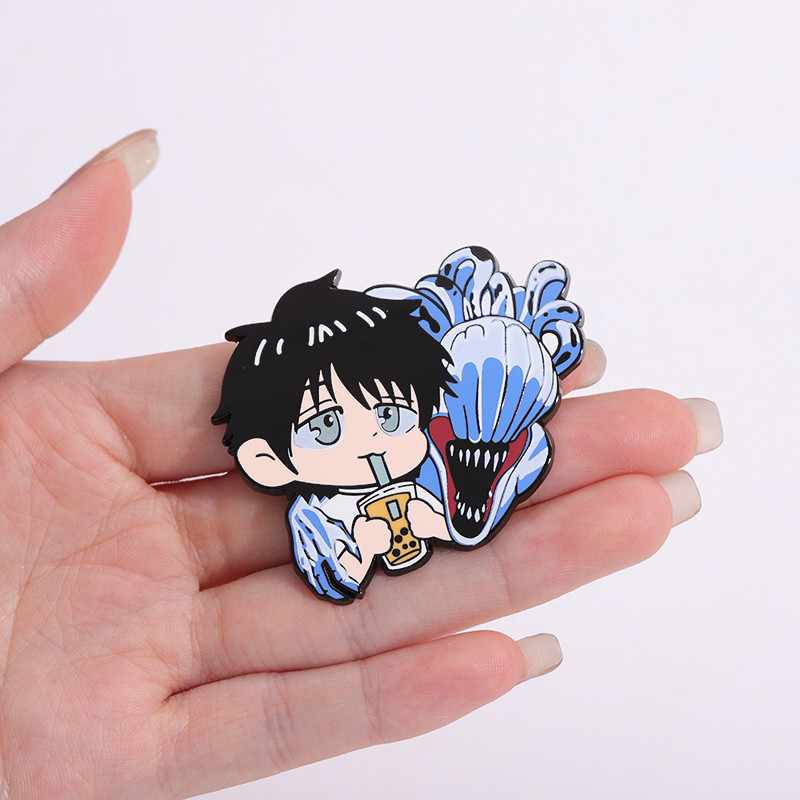 Anime Jujutsu Kaisen Okkotsu Yuta Brooch Pins Backpack Clothing ...