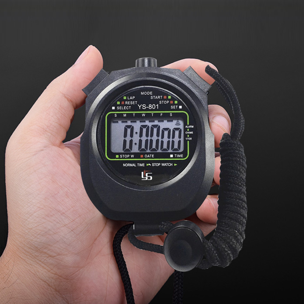 Waterproof Sports Stopwatch Referee Stopwatch Timer Fitness Running ...