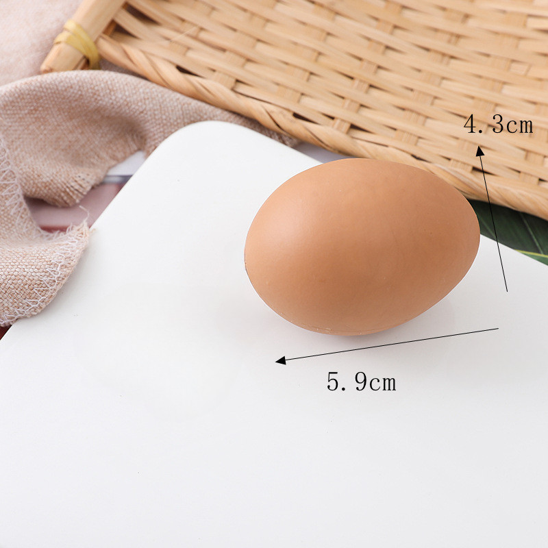 Fake Eggs Models Artificial PVC Realistic Boiled Chicken Eggs Models ...