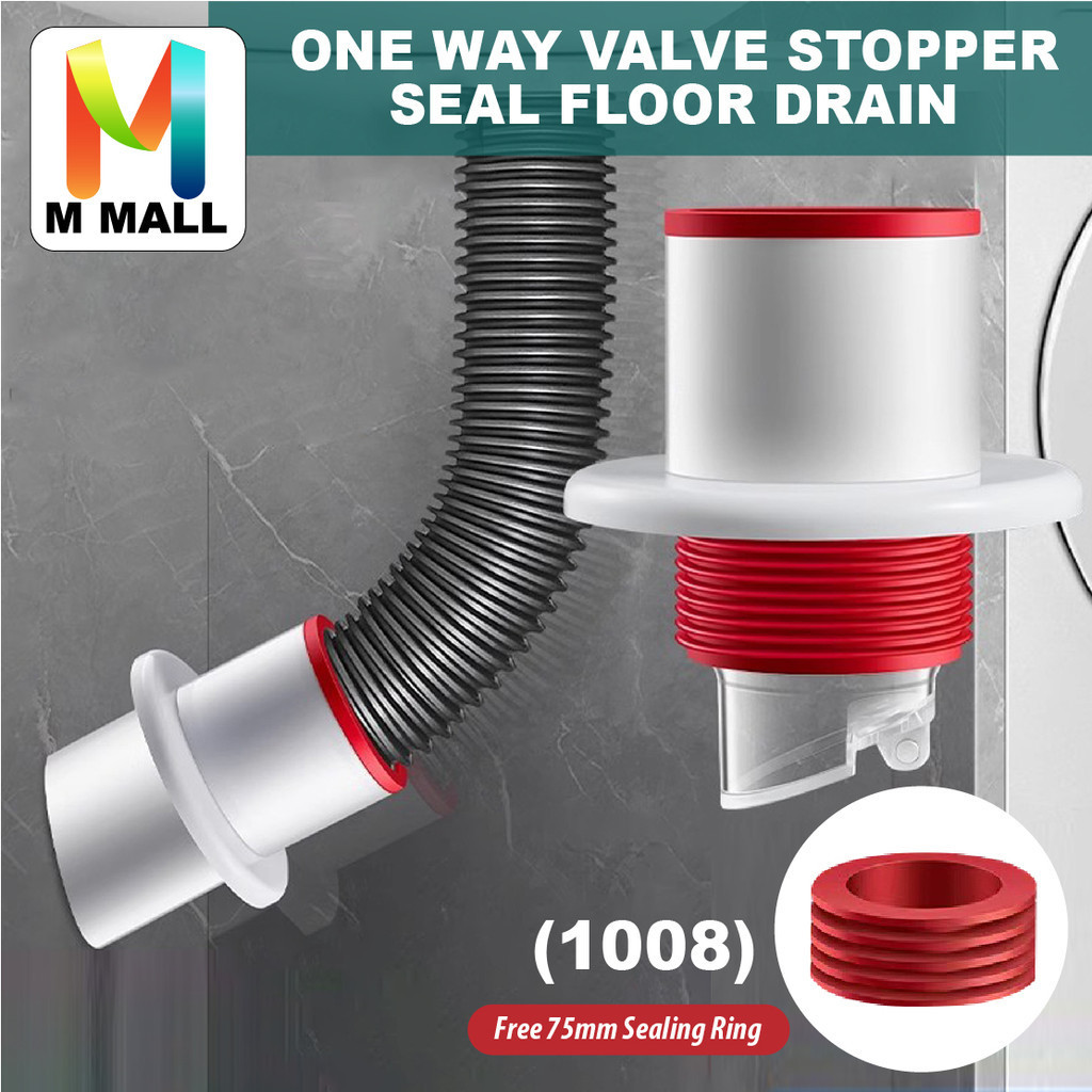 White Red Deodorant One Way Valve Stopper Seal Anti Smell Sealing Ring ...