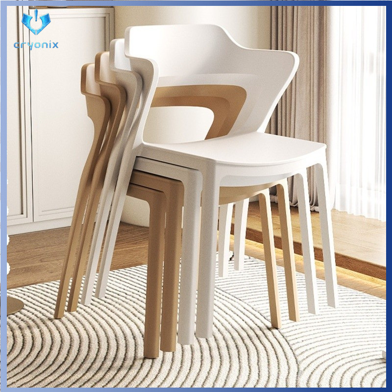 Backrest Plastic Chairs Chair Dining Ergonomic Chair Armrests Home ...