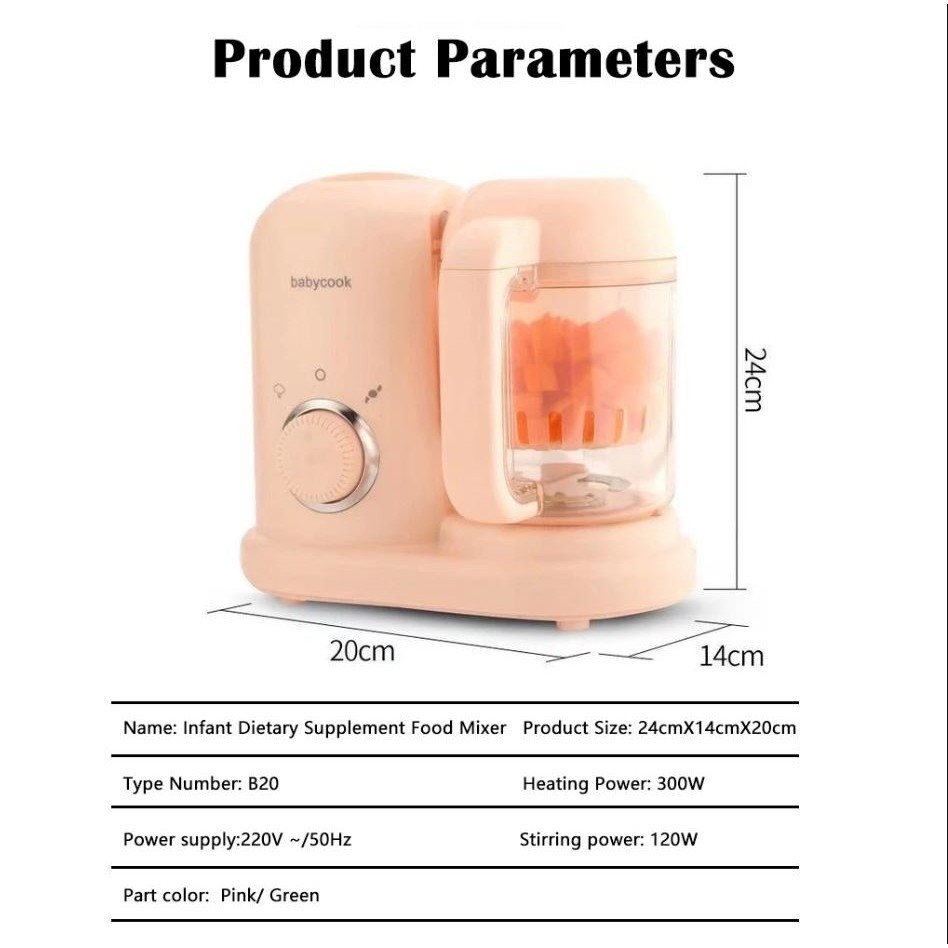 BabyCook MALAYSIA PLUG food processor Blender Steamer Baby Food Steamer ...