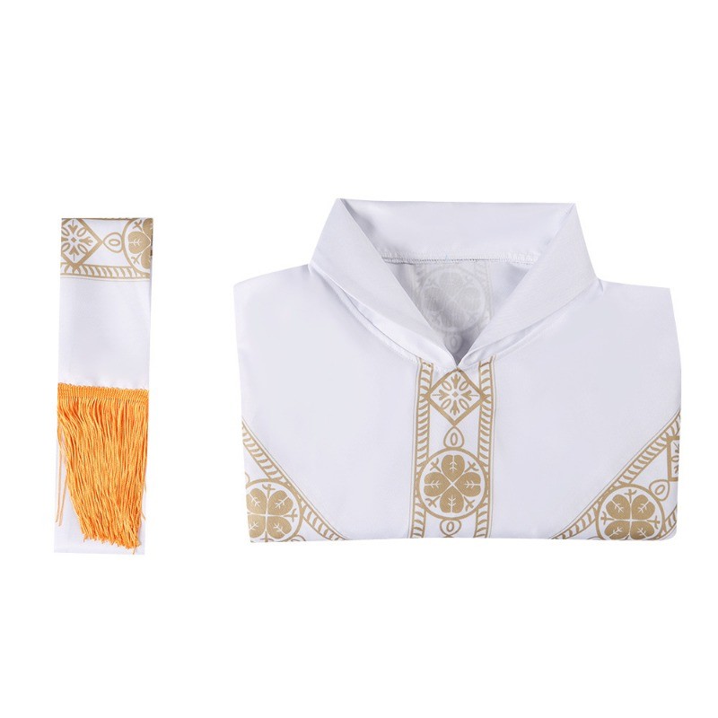 Priest Celebrant Chasuble Costume Catholic Church Father Mass Vestments ...