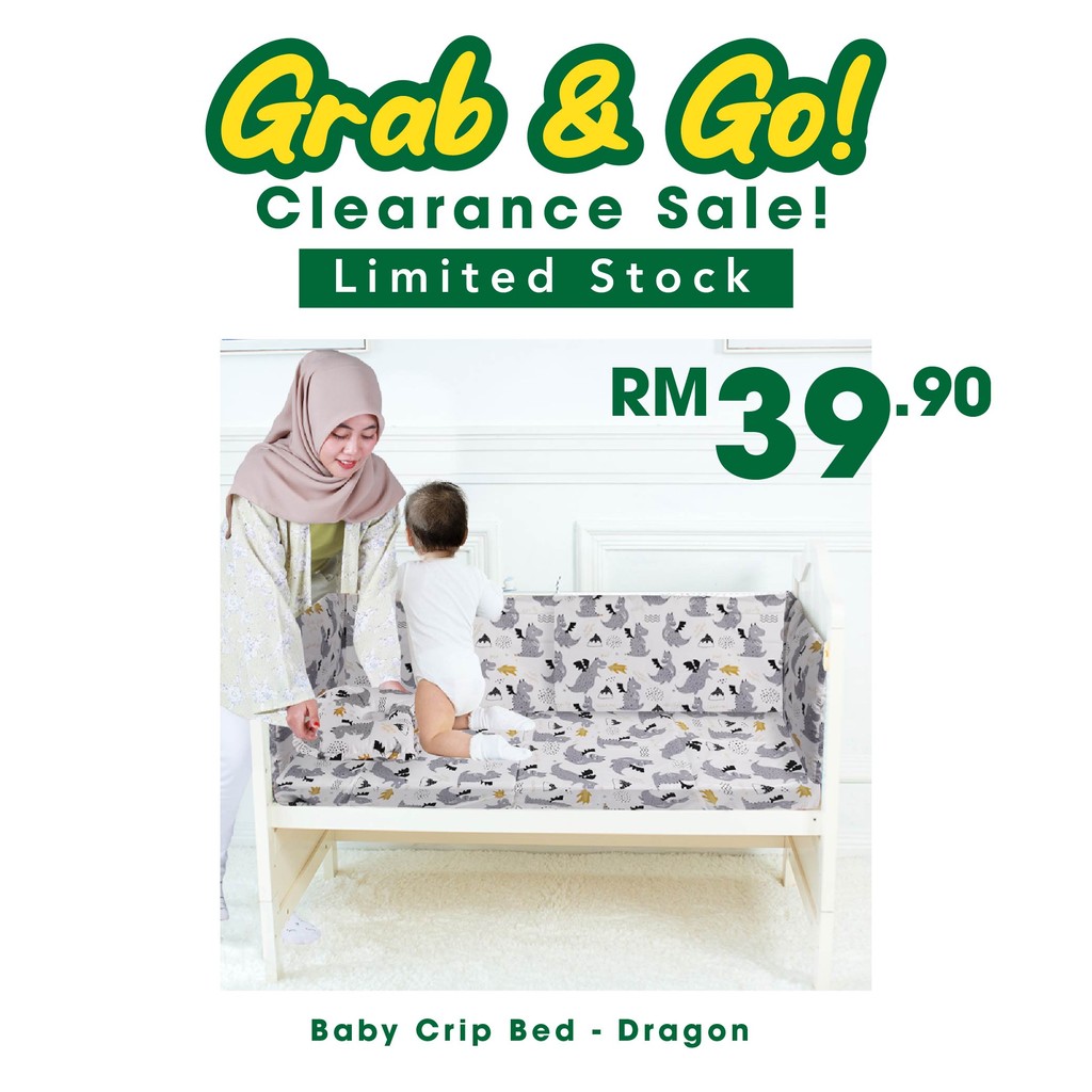 [🔥HOT SALE🔥]Mamakiddies Baby Bed Protection Newborn Nursery Bed ...