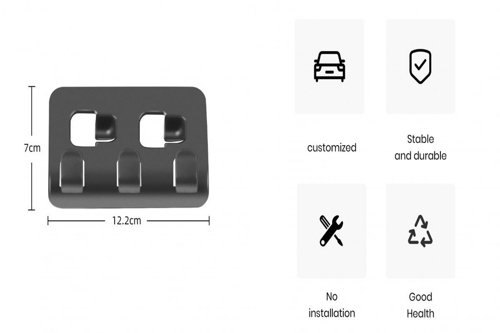 berlinra Car Storage Hook Car Trunk Hook Tesla Model Y Rear Trunk Hook ...