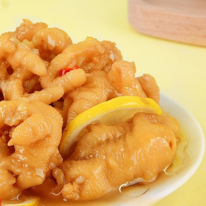 Zejun Boneless Chicken Feet 200g Pickled Pepper Flavor Snack Lemon ...