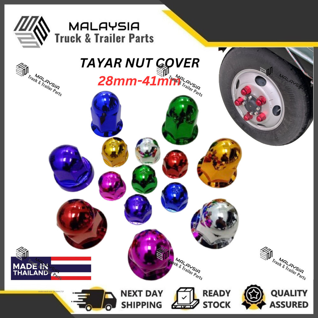 Truck Lorry Nut Cover Nut Lori Nat VOLVO SCANIA HINO ISUZU 28mm-41mm ...