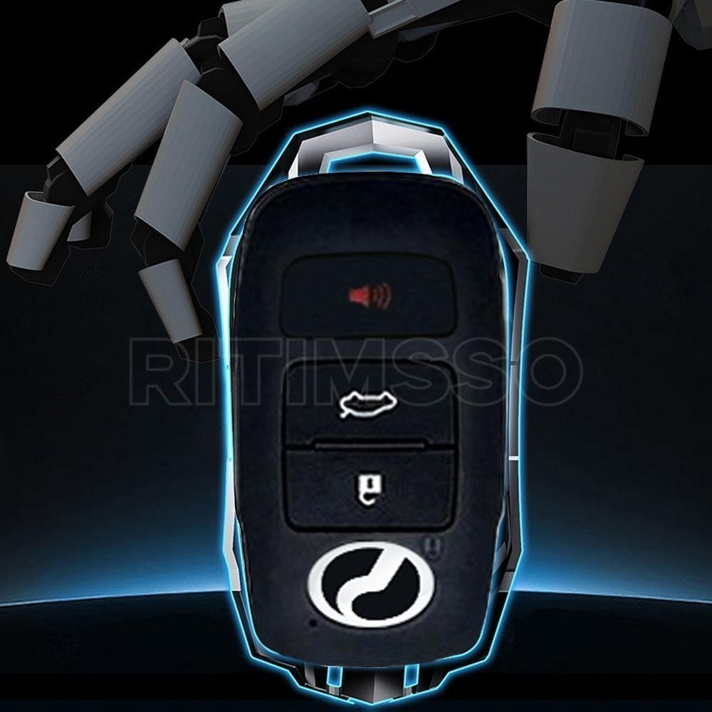 Alloy Remote Car Key Cover Case Fit for Perodua Ativa / Alza Axia 2023 ...