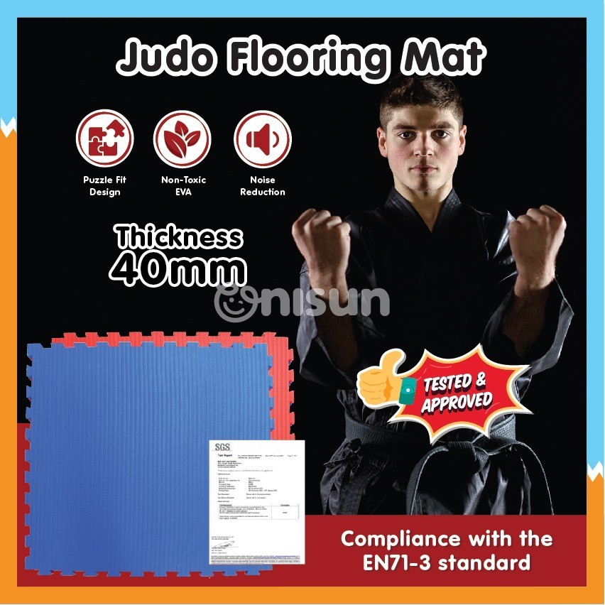 JUDO FLOORING MAT 柔道 | 4cm Thick EVA Foam Interlocking Puzzle Mats ...