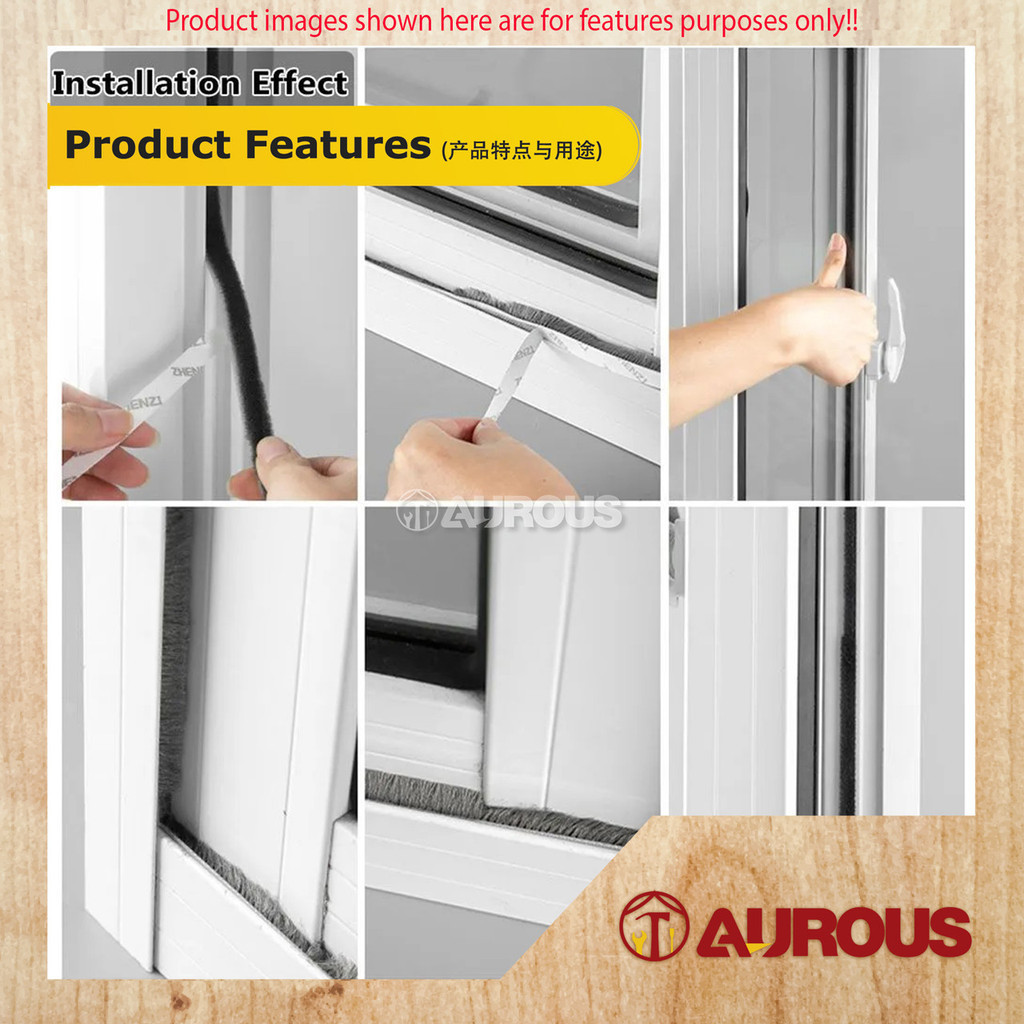 HIGHPOWER DOOR WINDOW BRUSH PILE INSULATION SEAL DRAUGHT EXCLUDER 5M ...