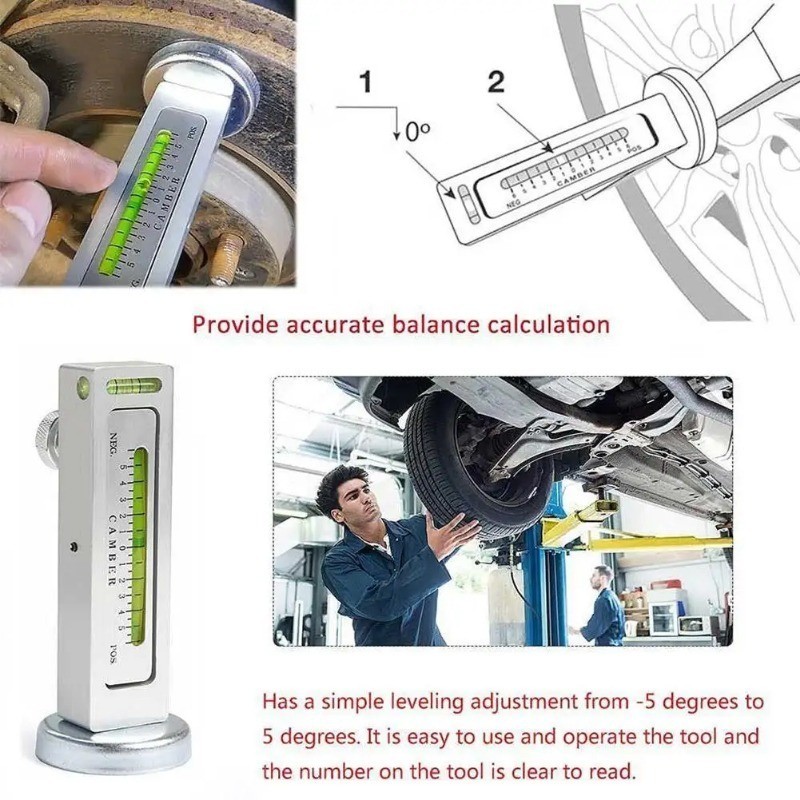 Car Magnetometer Tool, Car Camber Adjustment Tool, Caster Support Wheel ...