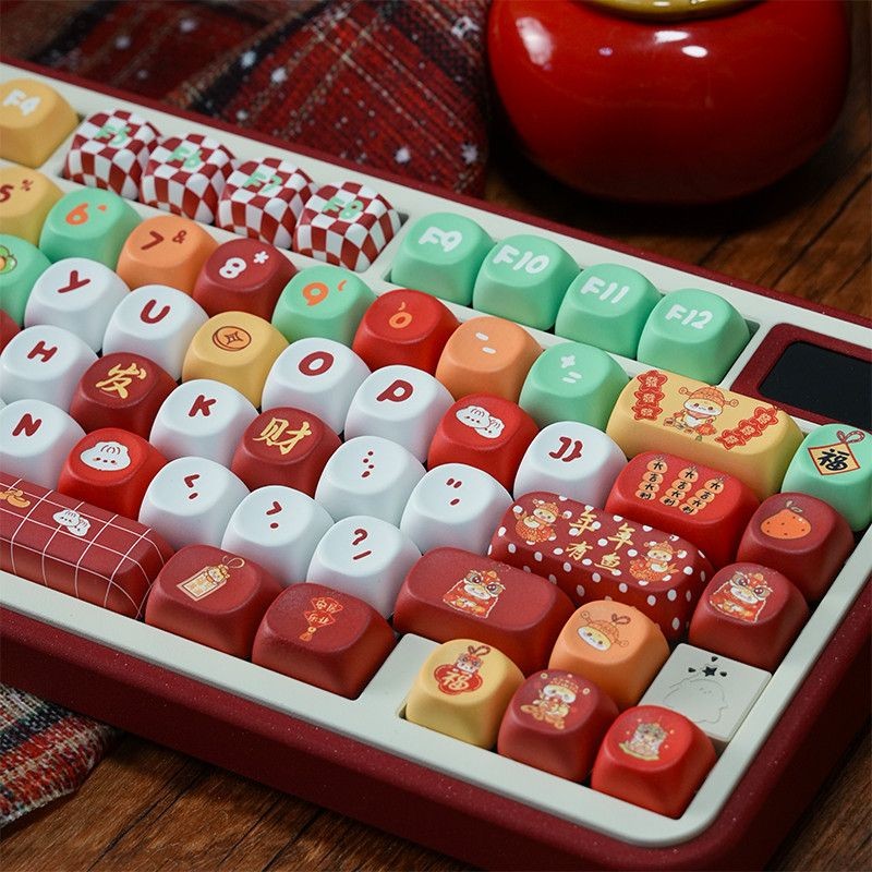 Year of The Snake Keycap MOA Profile 2025 New Year Mechanical Keyboard ...