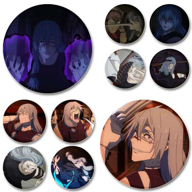 Mahito,Satoru Gojo,Itadori Yuji Anime Figure Badge Cartoon Cosplay ...