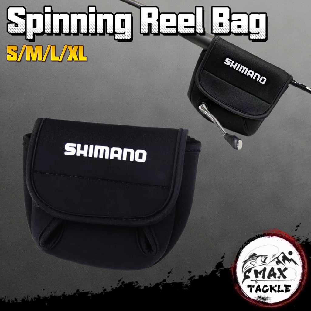 Shimano Spinning Reel Bag Cover Fishing Reel Protective Case Beg Mesin ...