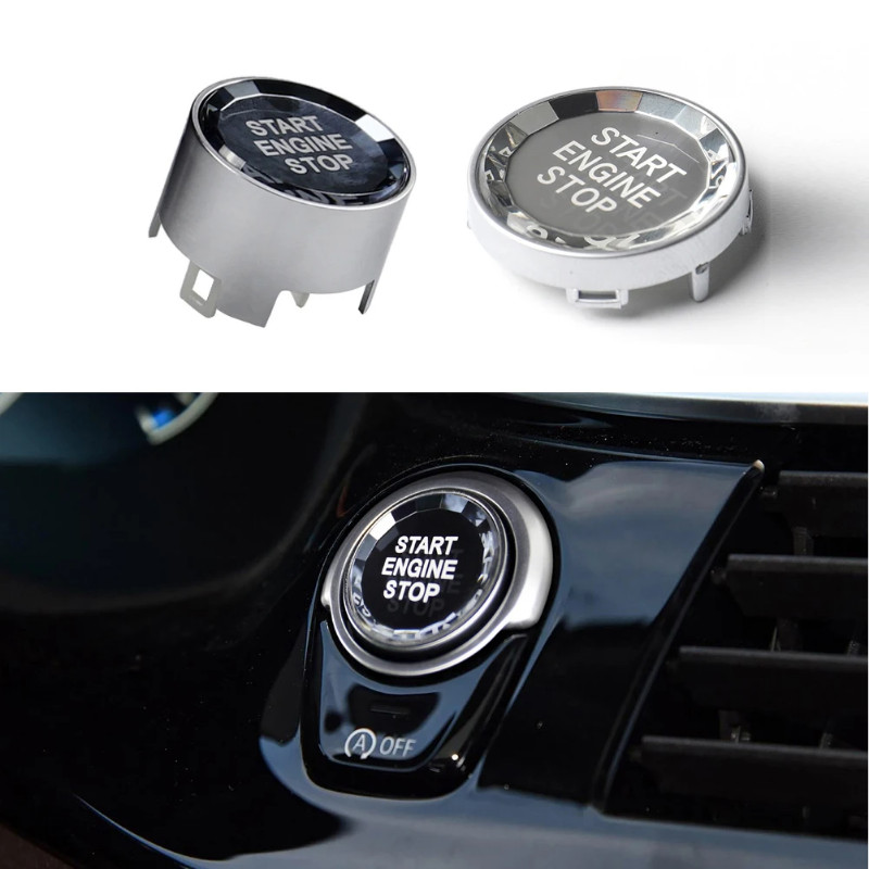 Car Start Stop Engine Switch Button Cover For BMW E60 E84 E90 E92 E70 ...