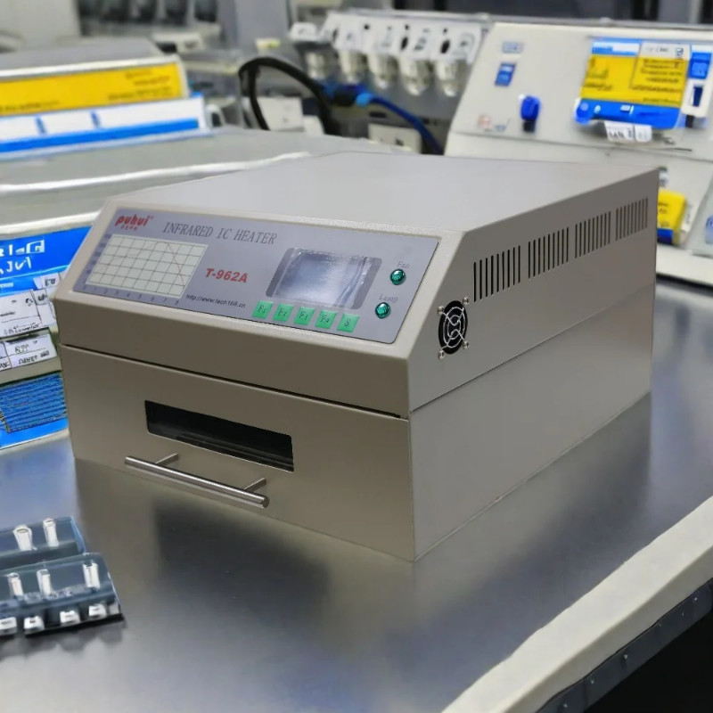 PUHUI T-962A T962A Infrared IC Heater Desktop Reflow Oven BGA SMD SMT ...