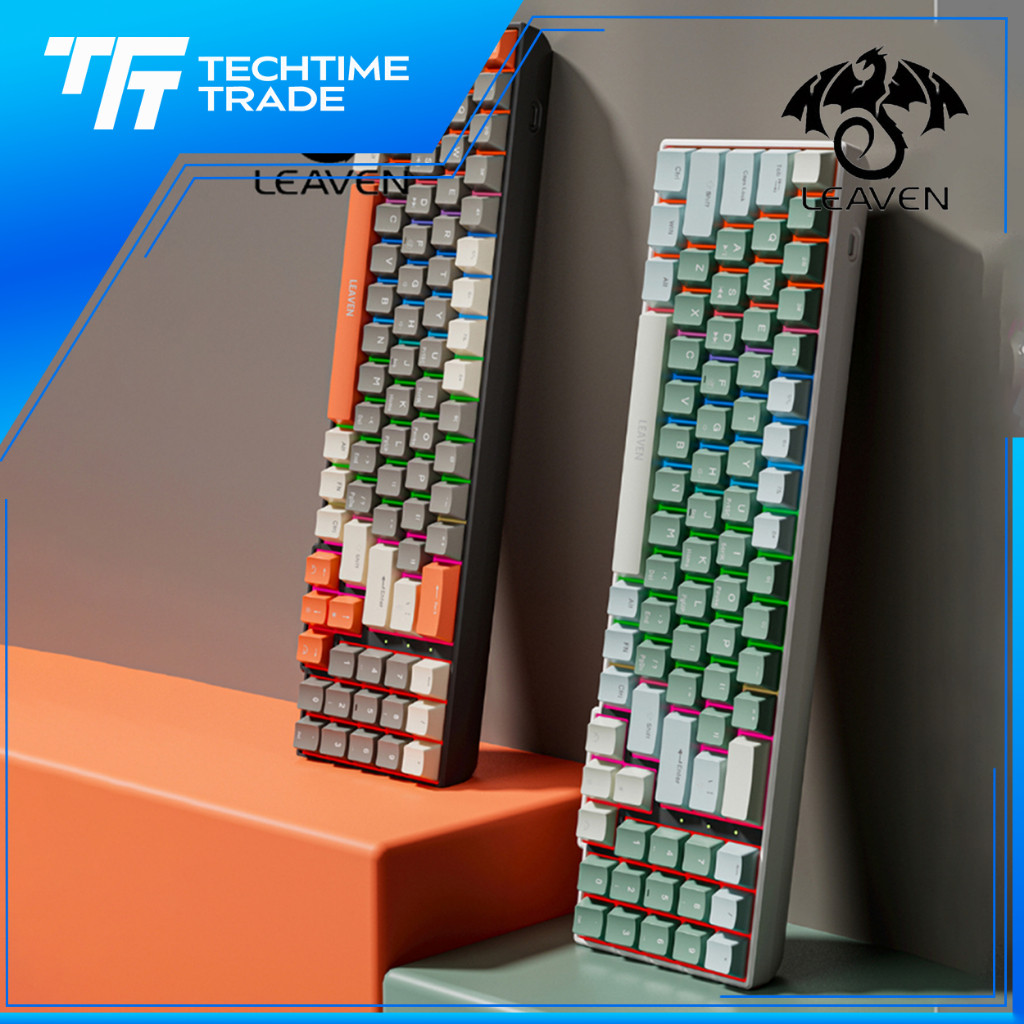 in stock Leaven K780 78 Keys RGB Backlight Wired Detachable Hot ...