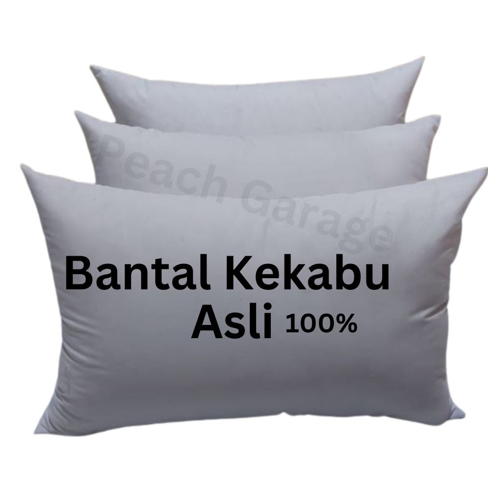 Bantal Kekabu Asli Berzip 100% Original Gred AAA Premium untuk Tidur Lebih Baik | Shopee Malaysia