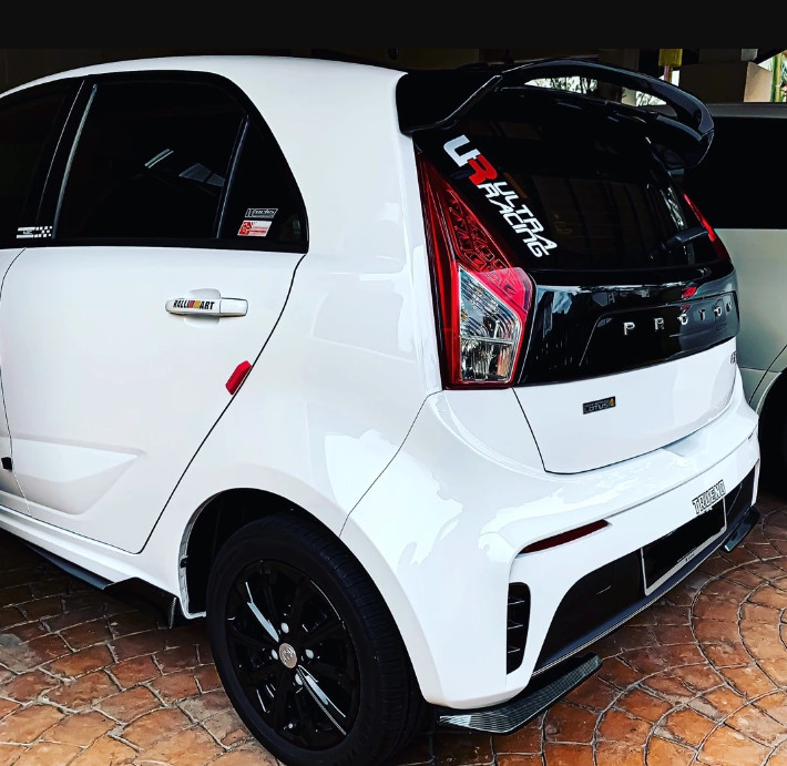 PROTON IRIZ Front Rear Corner Bumper Lip Skirting Diffuser Splitter ...