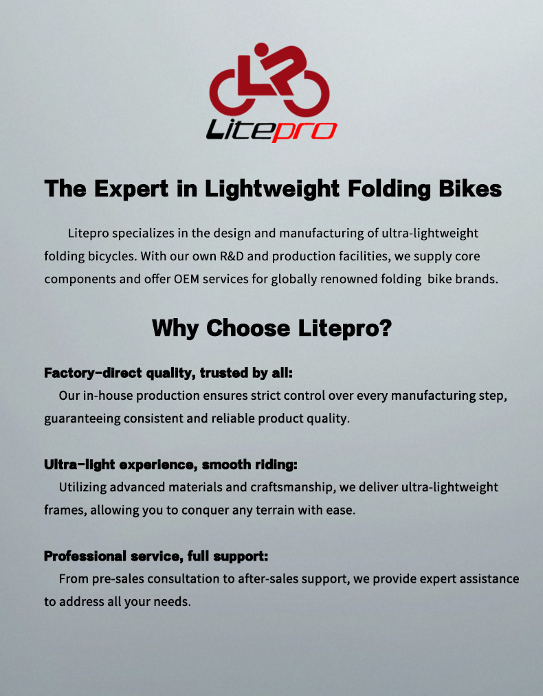 Litepro 20 Inch 9 speed Folding Bike With Dual C-brakes Suitable For ...