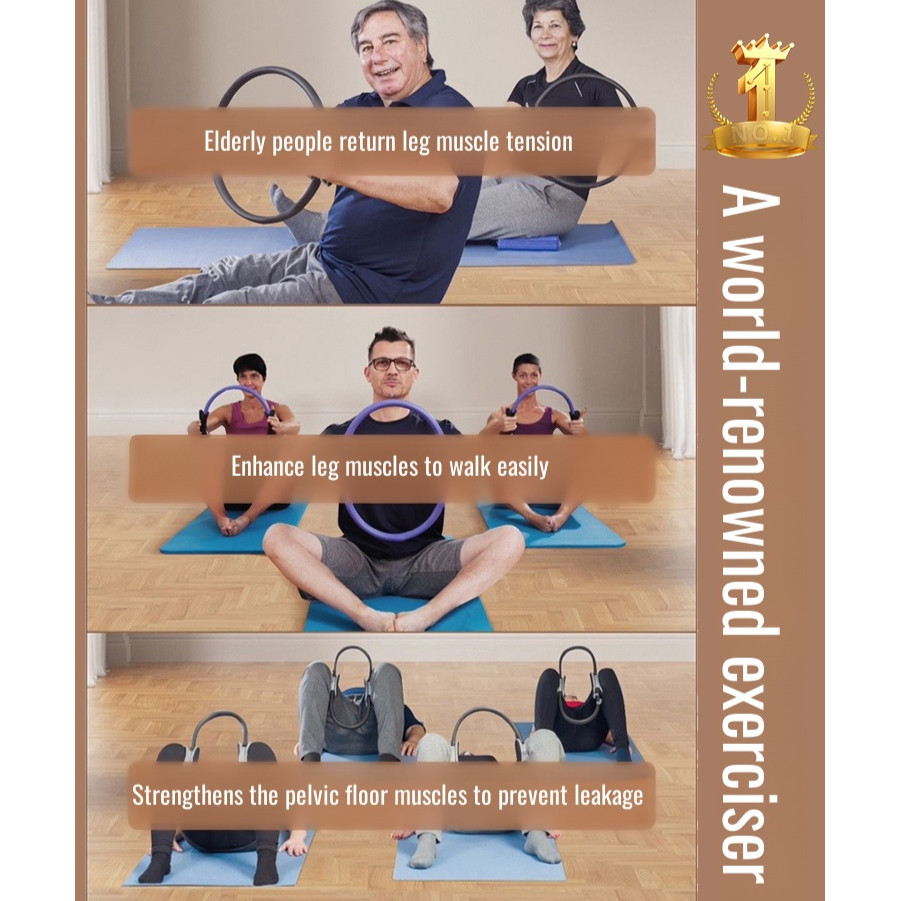 Multifunctional Leg Yoga Ring Body Beauty Pilates Ring Circle Exercise ...
