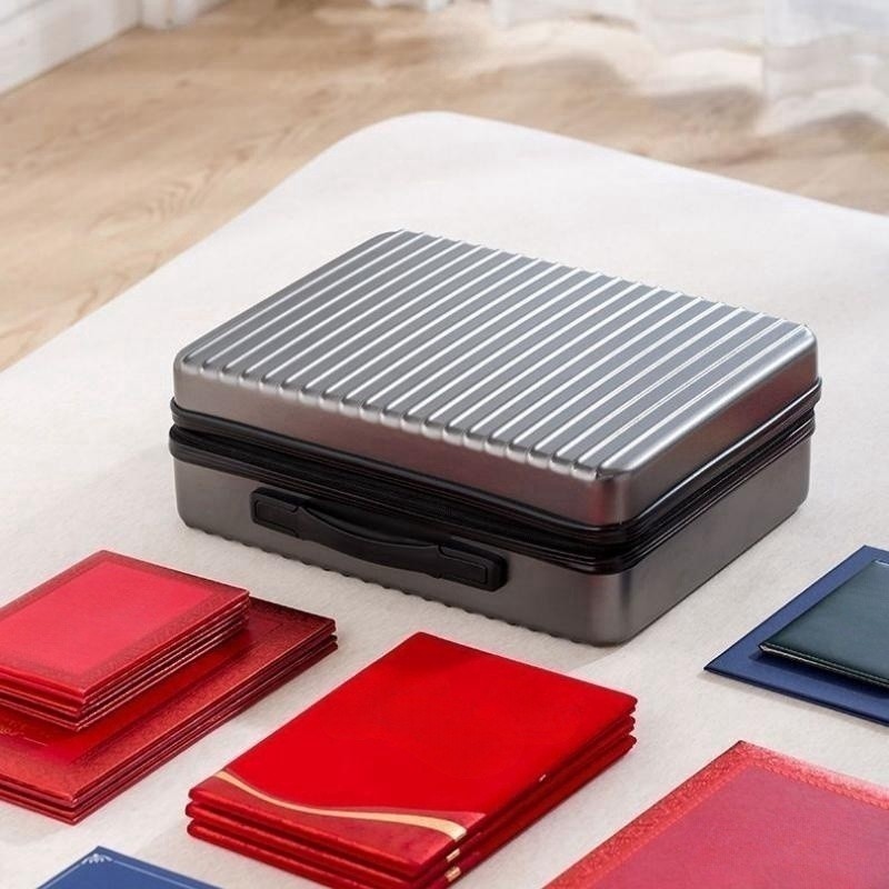 ID Storage Box Waterproof Document Certificate Passport Card File ...