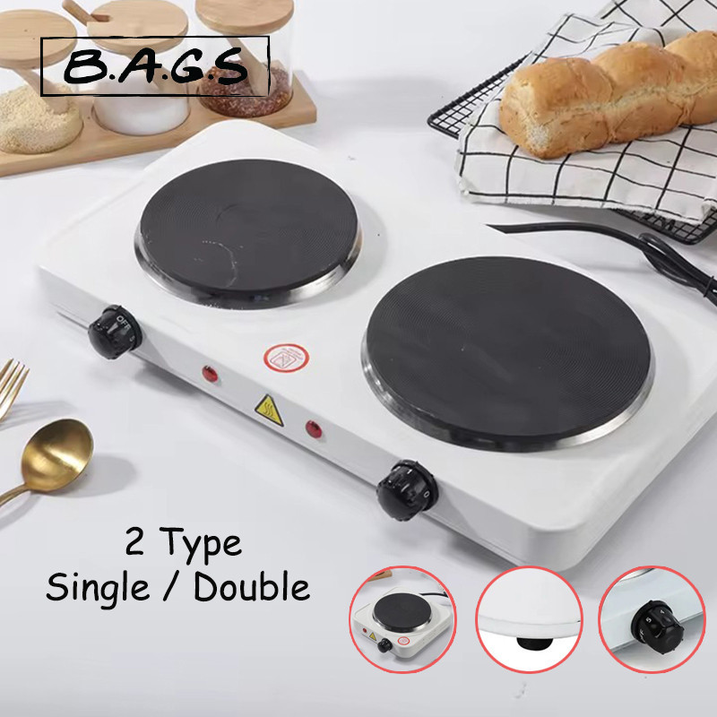 THEBAGS Cooking Single/Double Normal Electric Flat Stove Burner Kitchen ...