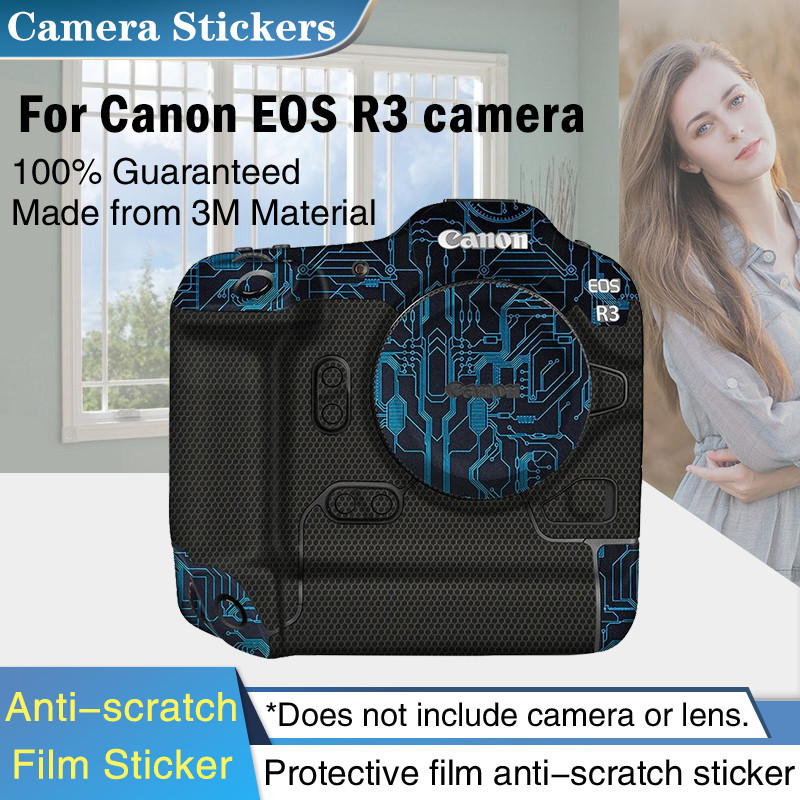 EOS R3 Camera Sticker Coat Wrap Protective Film Body Protector Decal ...